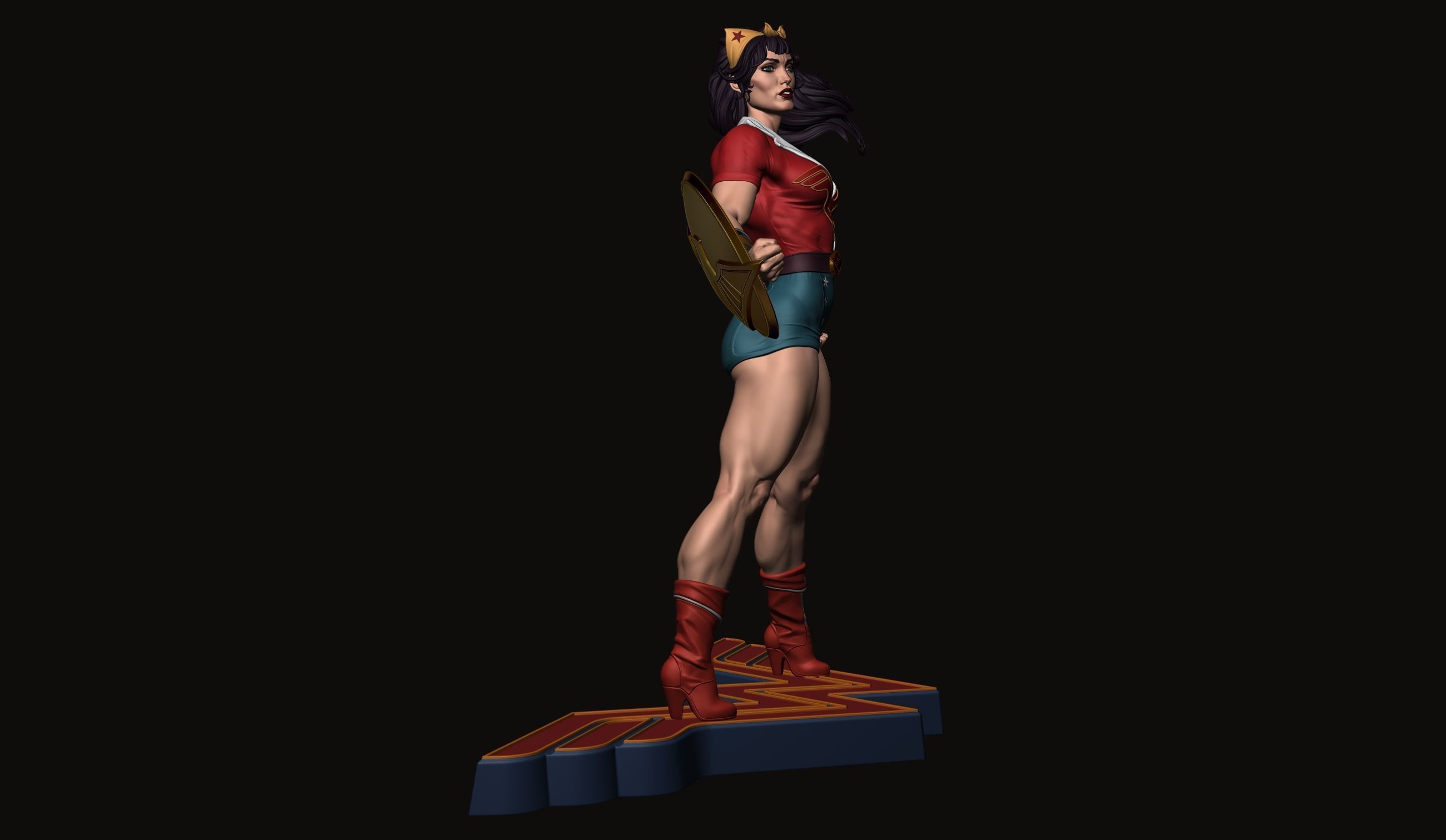 Wonder Woman 3D model 3D printable | CGTrader