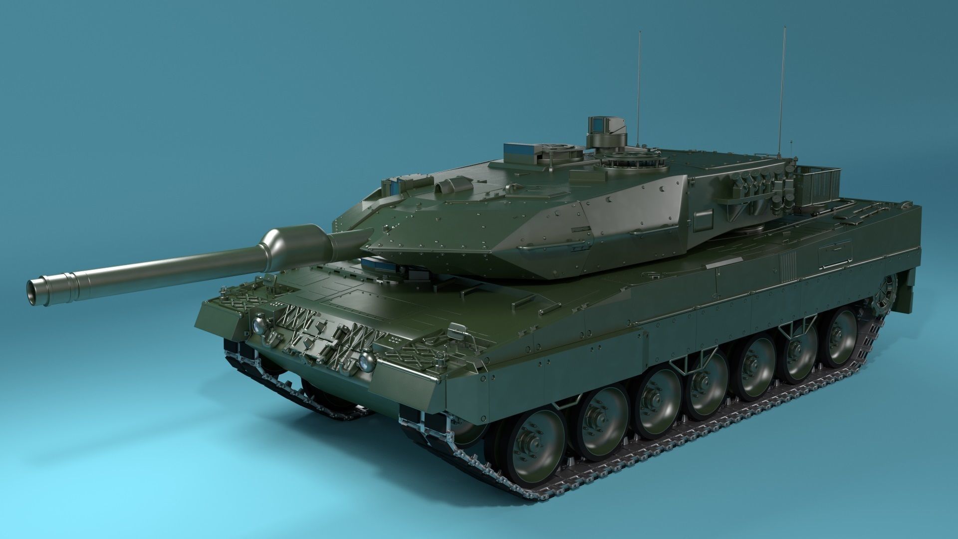 Leopard A2 Tank 3D model | CGTrader