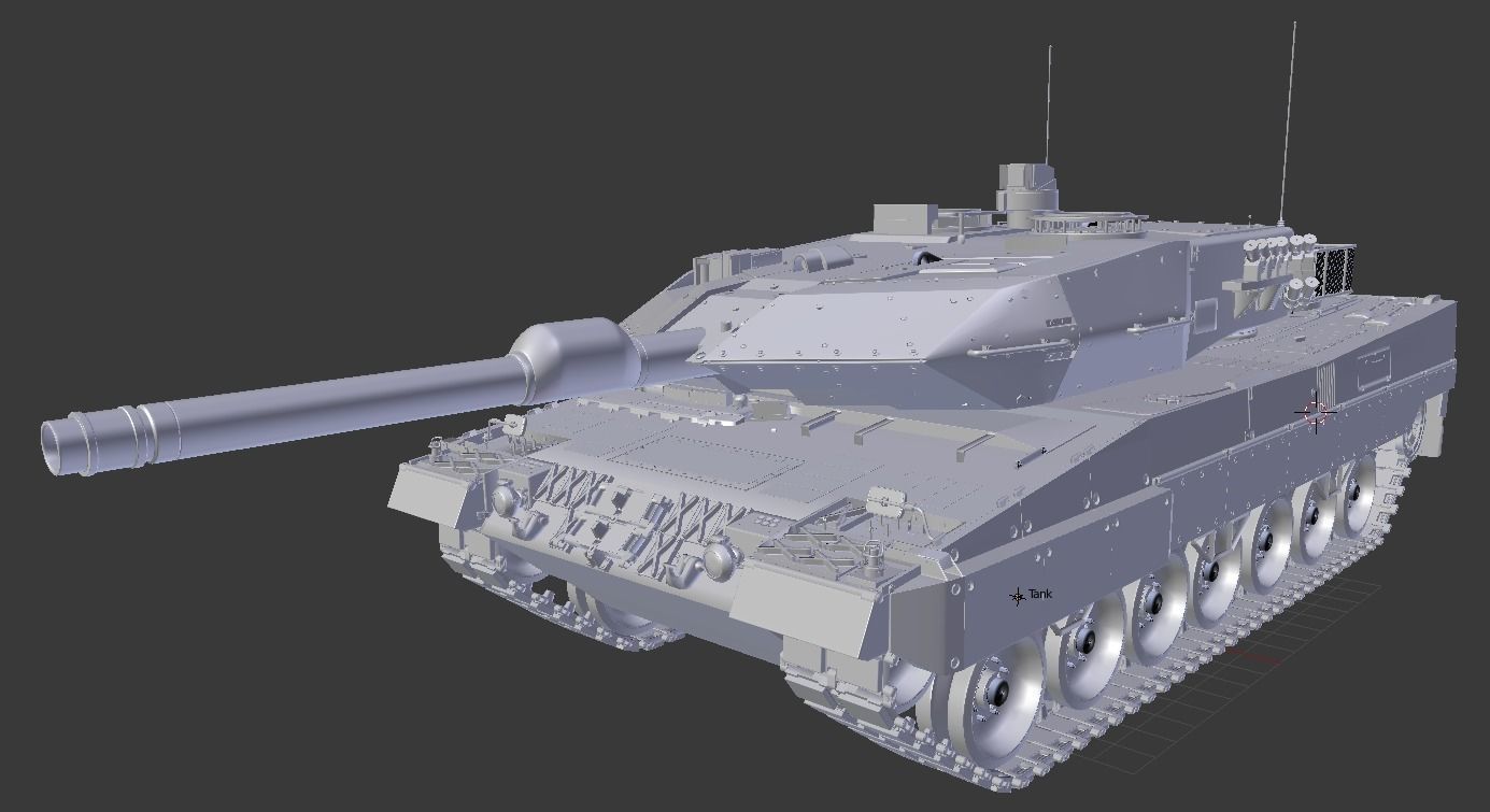Leopard A2 Tank 3D model | CGTrader