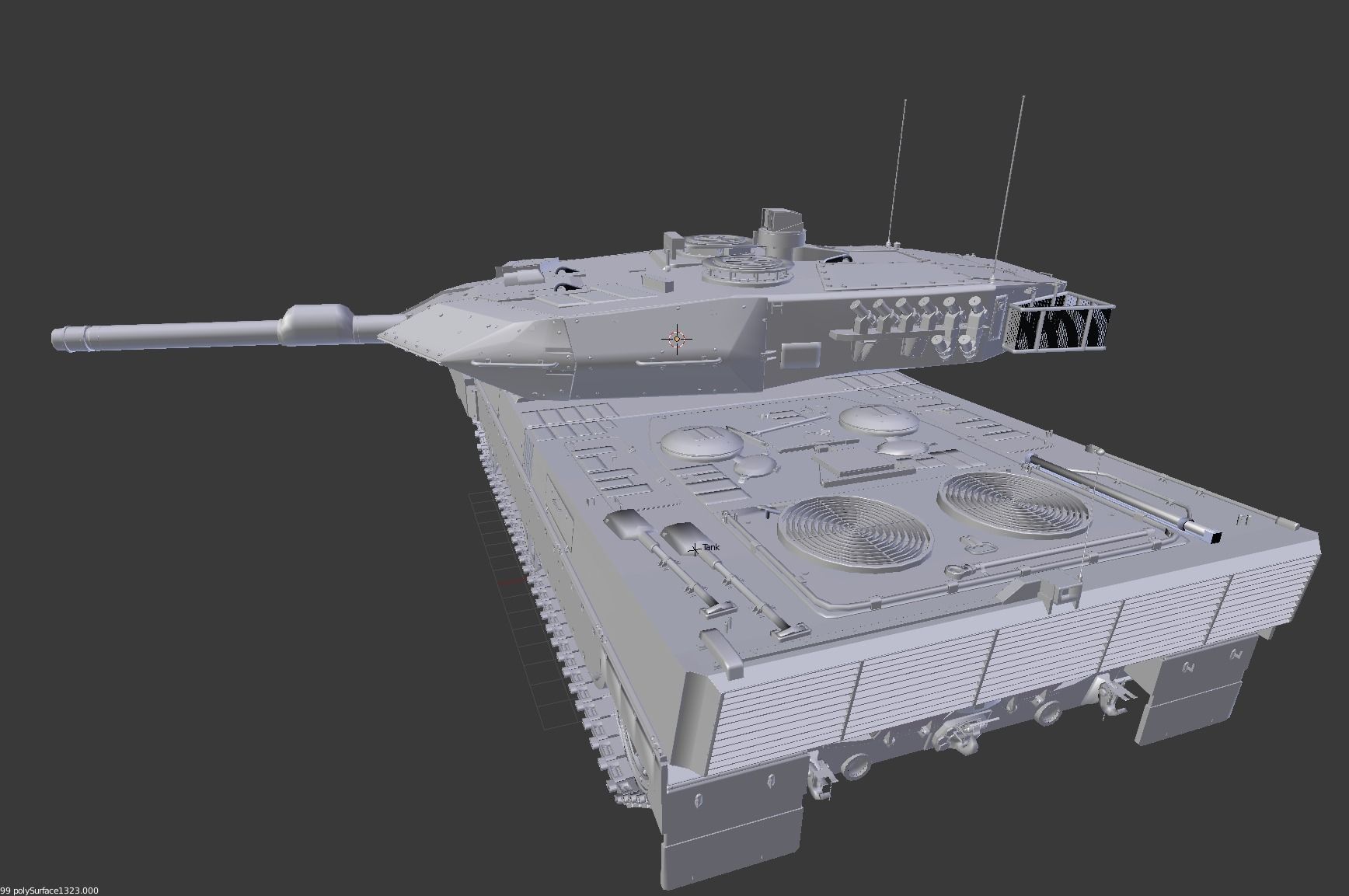 Leopard A2 Tank 3D model | CGTrader