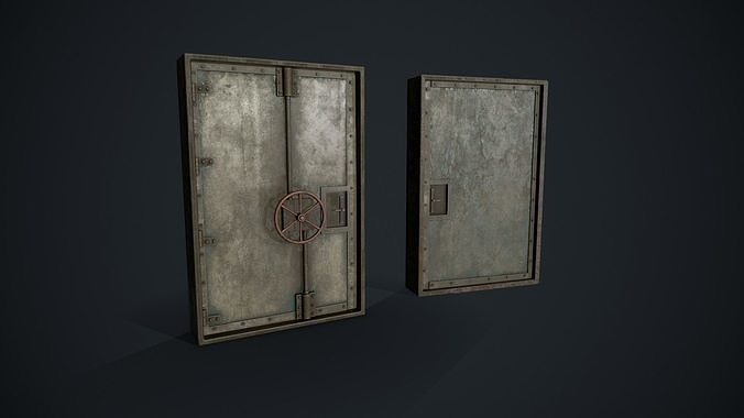 3D model Vault Door Game Ready - Ready For animation VR / AR / low-poly ...