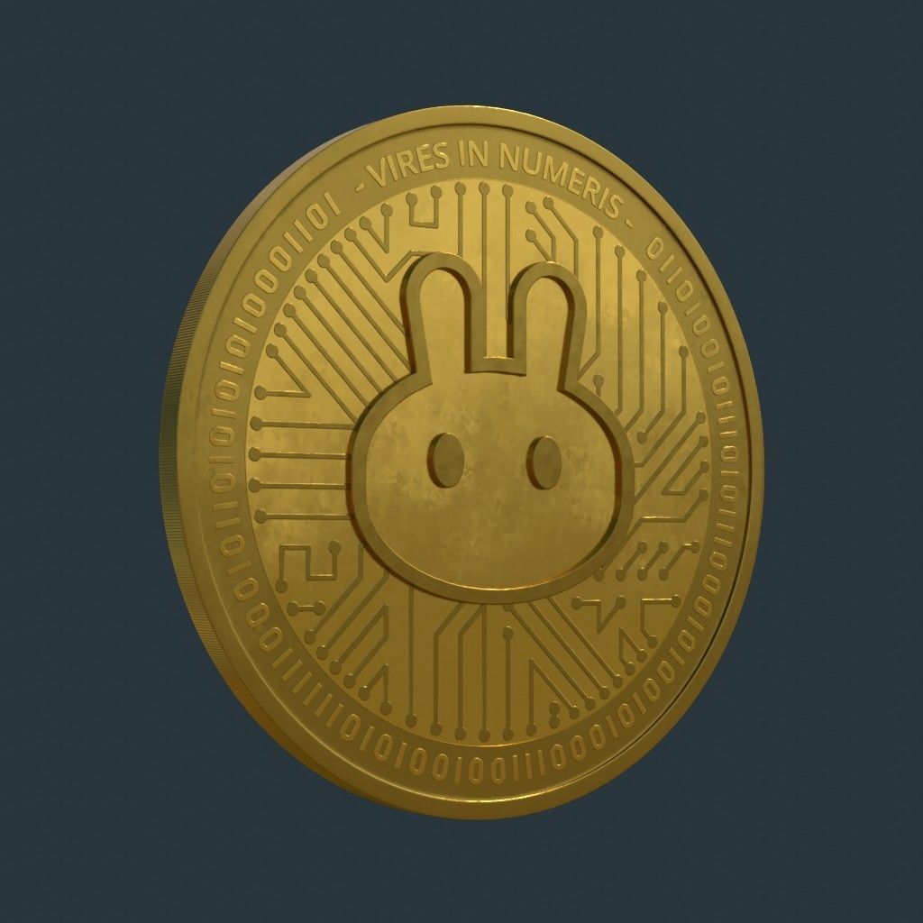 Pancake Swap CAKE - Cryptocurrency Coin 3D model | CGTrader