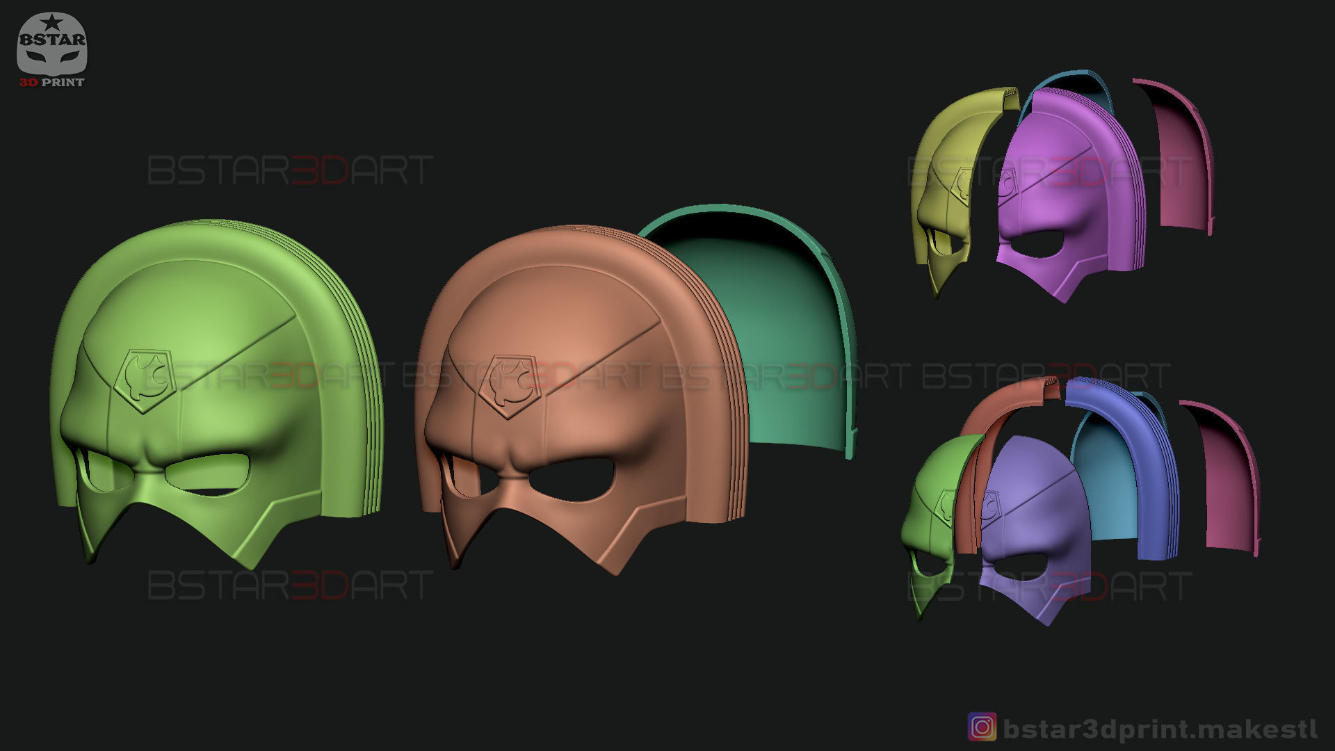 PeaceMaker Helmet - John Cena Mask - The Suicide Squad 3D model 3D ...