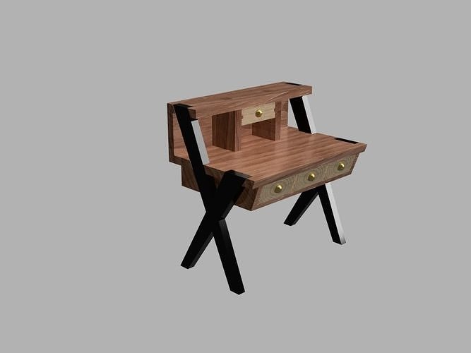 Table -Study 3D model 3D printable | CGTrader