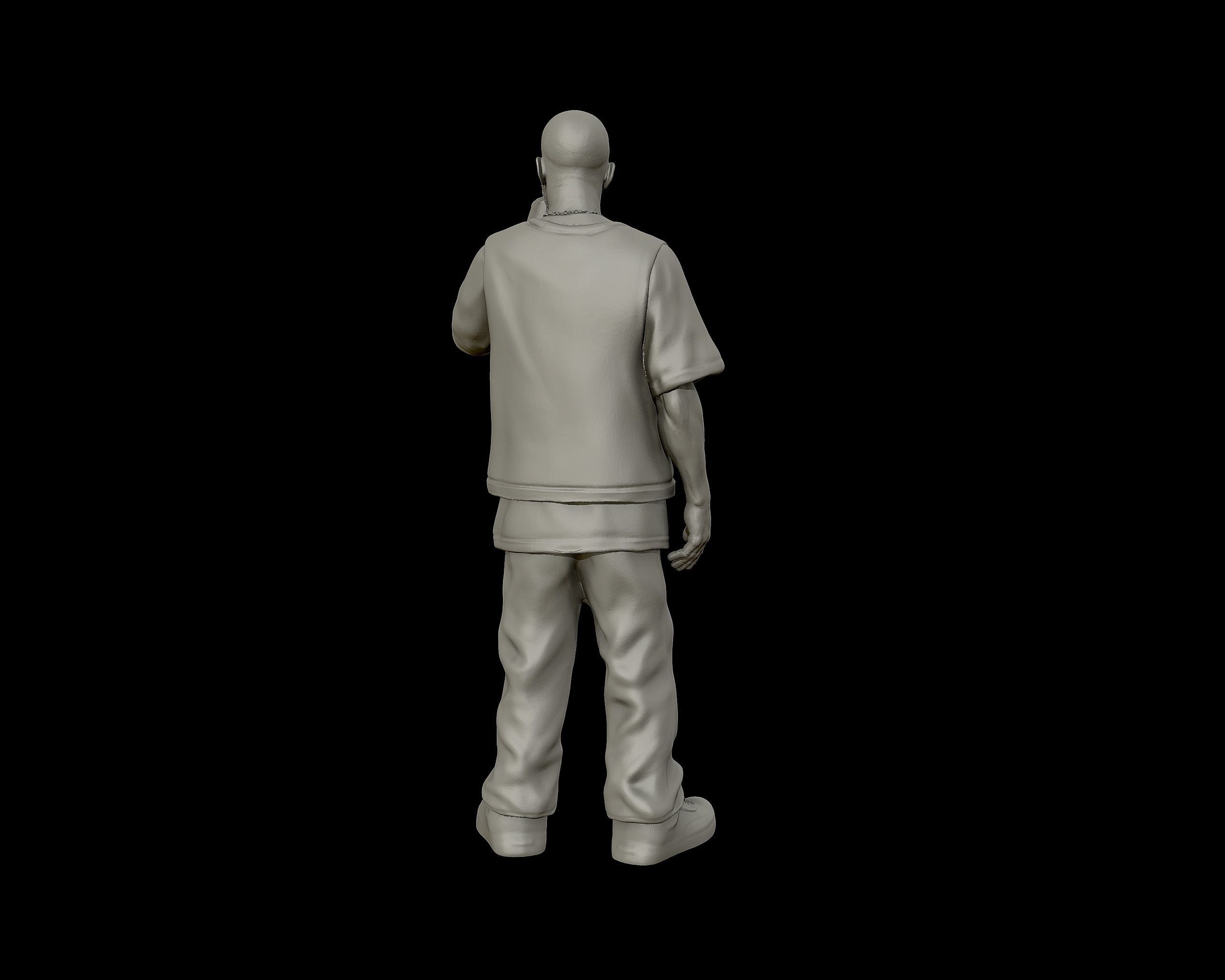 DMX full-body sculpture 3D model 3D printable | CGTrader
