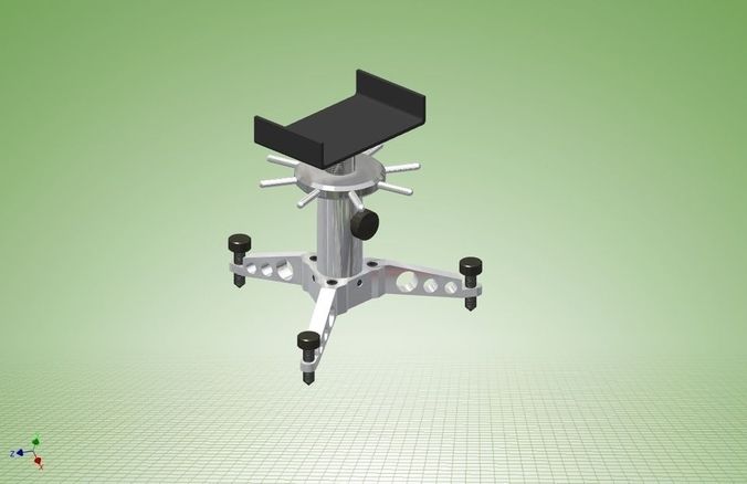 Bench Rest Stand 2 free 3D model | CGTrader