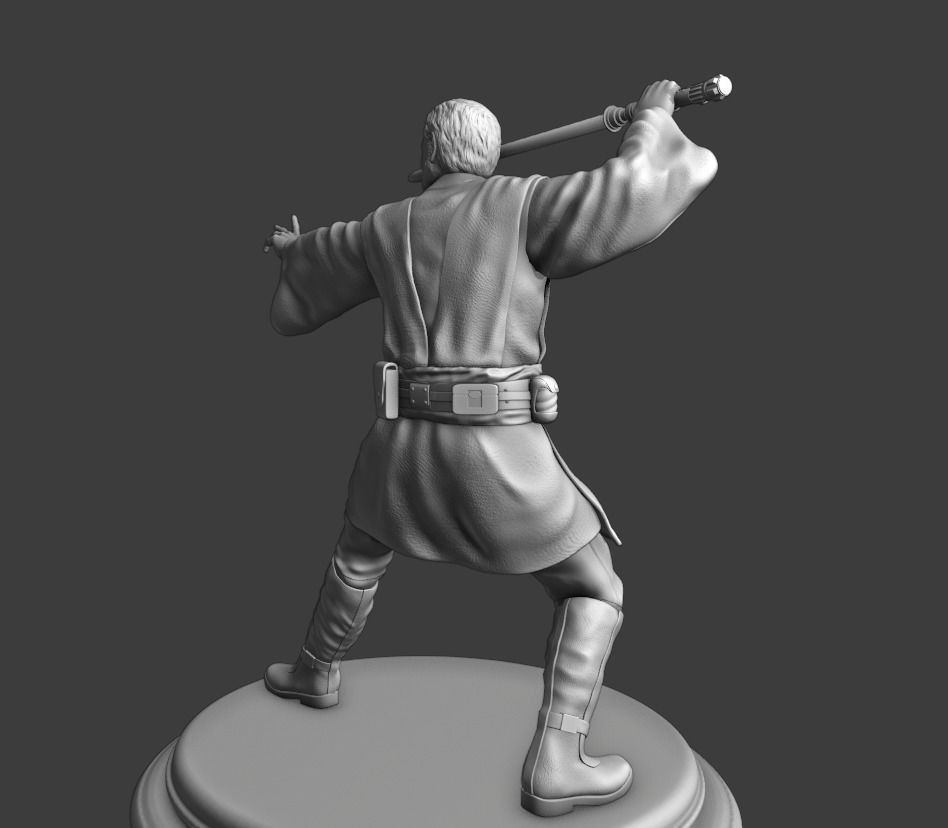 Obi Wan Kenobi 3D model 3D printable | CGTrader