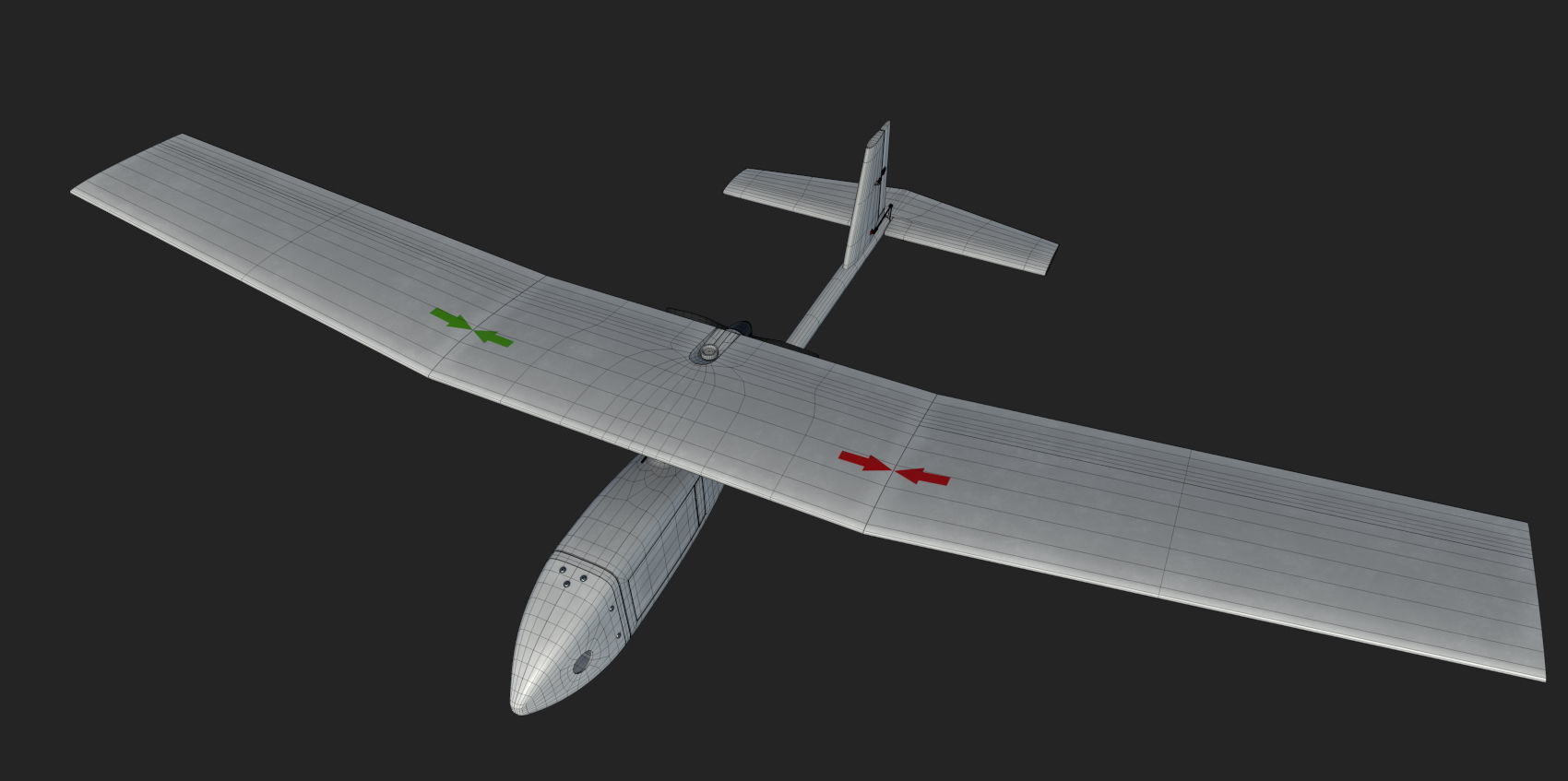 3D model AeroVironment RQ-11 Raven VR / AR / low-poly | CGTrader