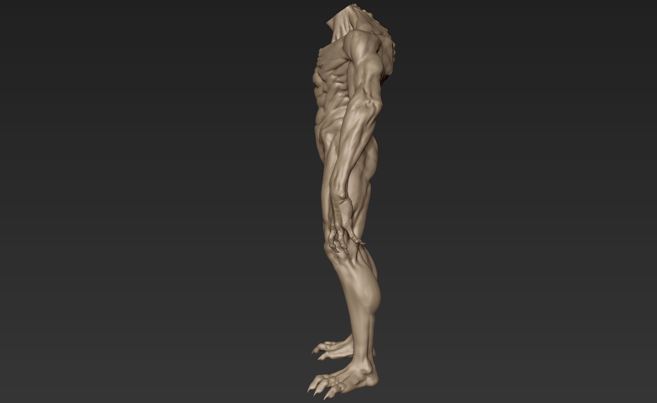 Creature Body Sculpt 9 3D model | CGTrader