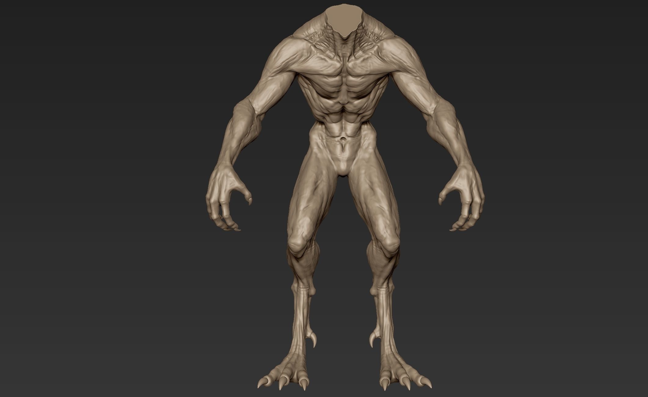 Creature Body Sculpt 10 3D model | CGTrader