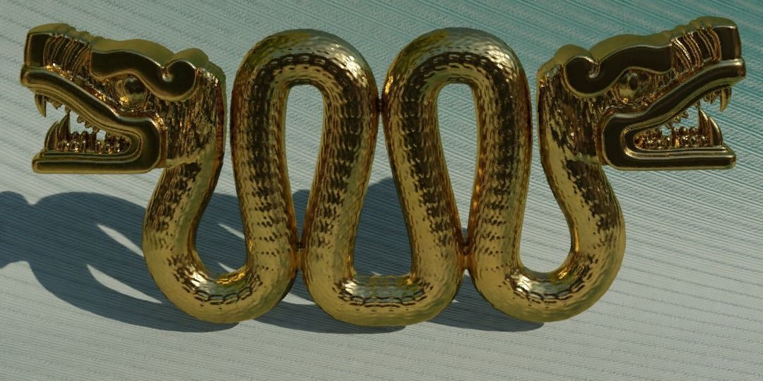 Ancient double headed snake 3D model 3D printable | CGTrader Ancient double headed snake 3D model 3D printable | CGTrader