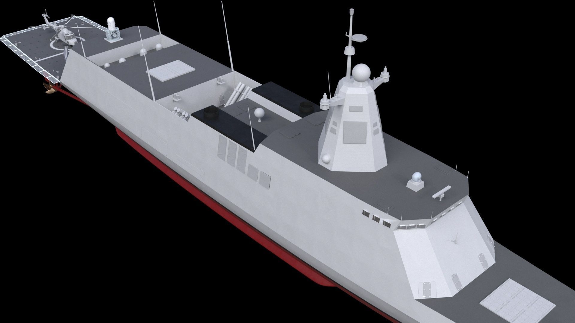 Korean KDDX destroyer DSME 8000 3D model | CGTrader
