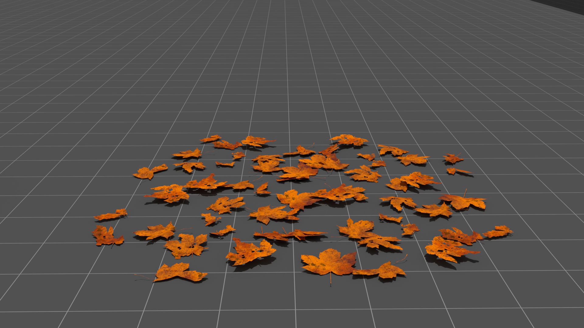3D model Realistic Dead-Dry Leaves - High Quality Low-Poly Models VR ...
