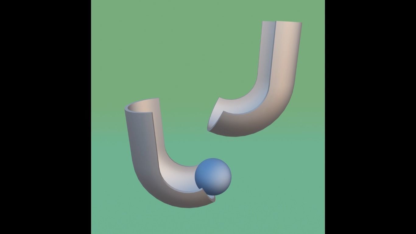 Ball Faling Loop 3D model animated | CGTrader