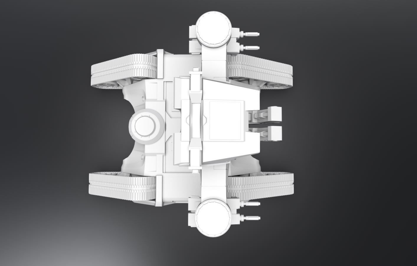 Terminator HK Tank Scale model 3D model 3D printable | CGTrader
