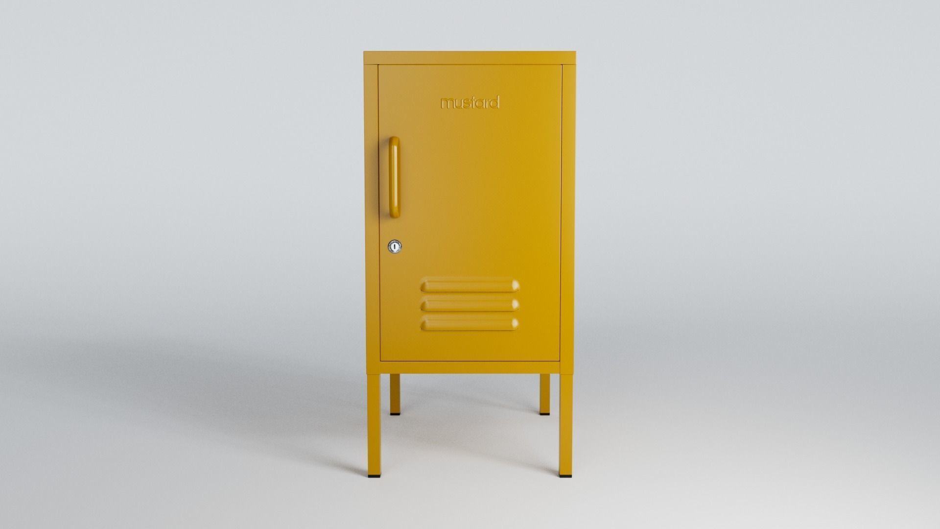 Mustard Locker 3D model rigged | CGTrader