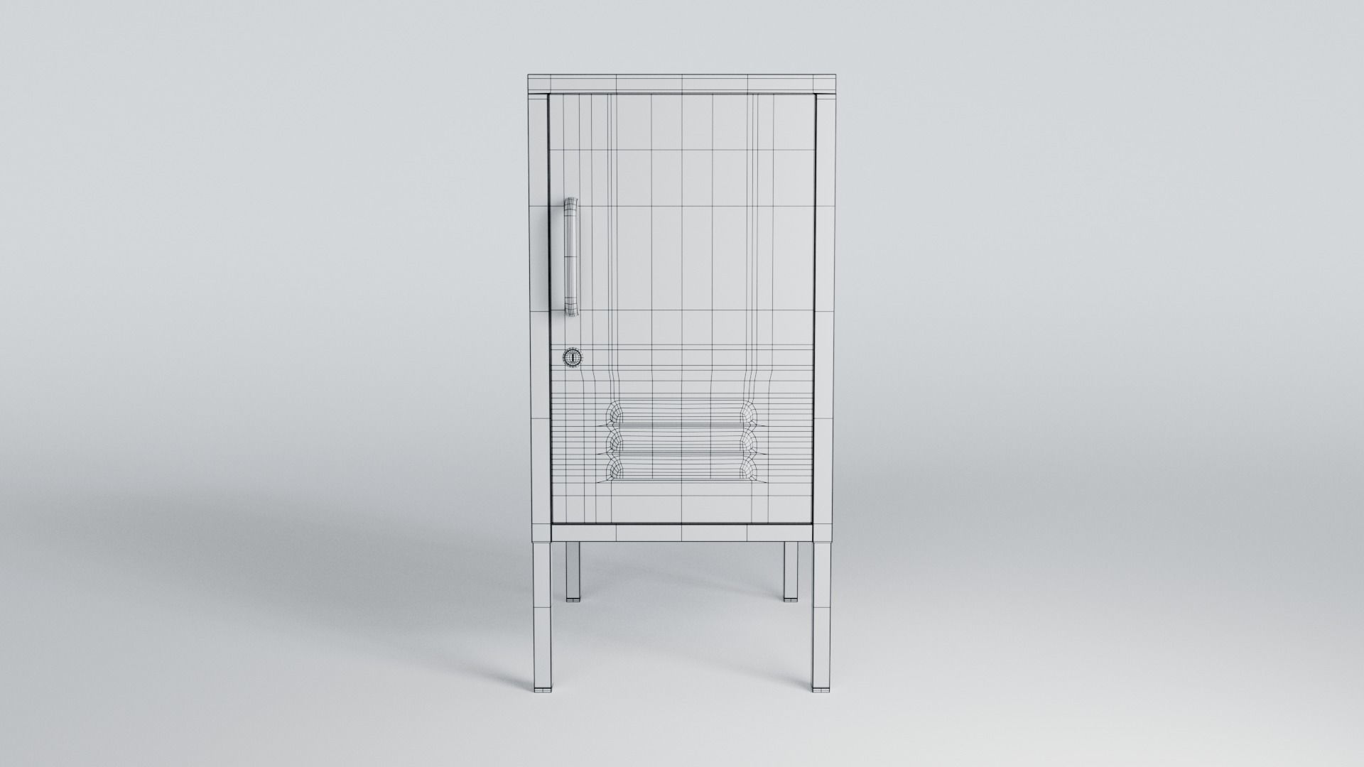 Mustard Locker 3D model rigged | CGTrader