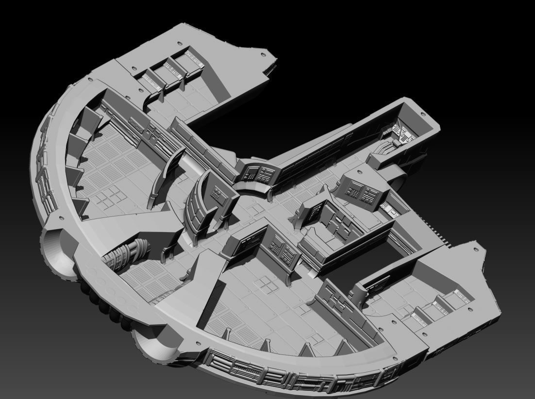 Epic Hawk Freighter 3D model 3D printable | CGTrader