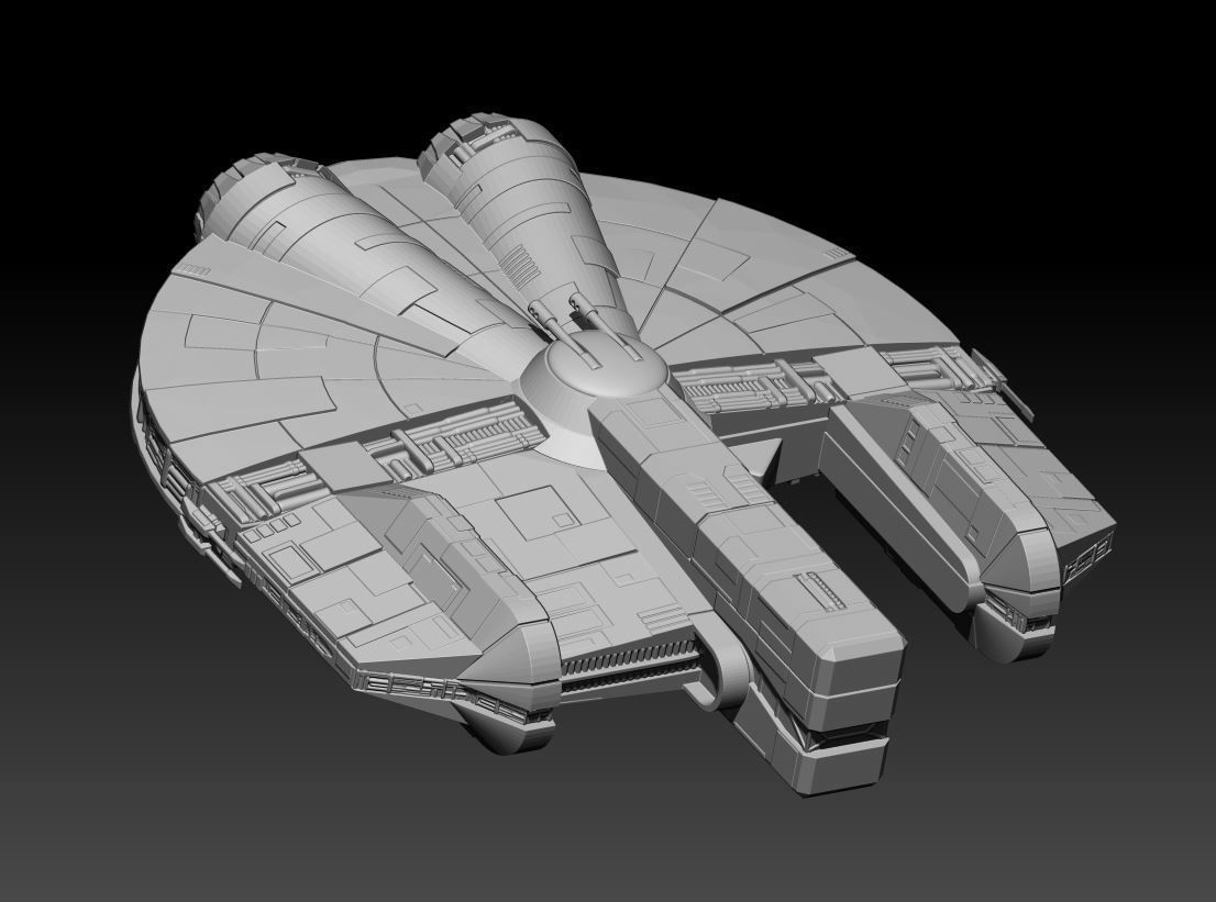 Epic Hawk Freighter 3D model 3D printable | CGTrader