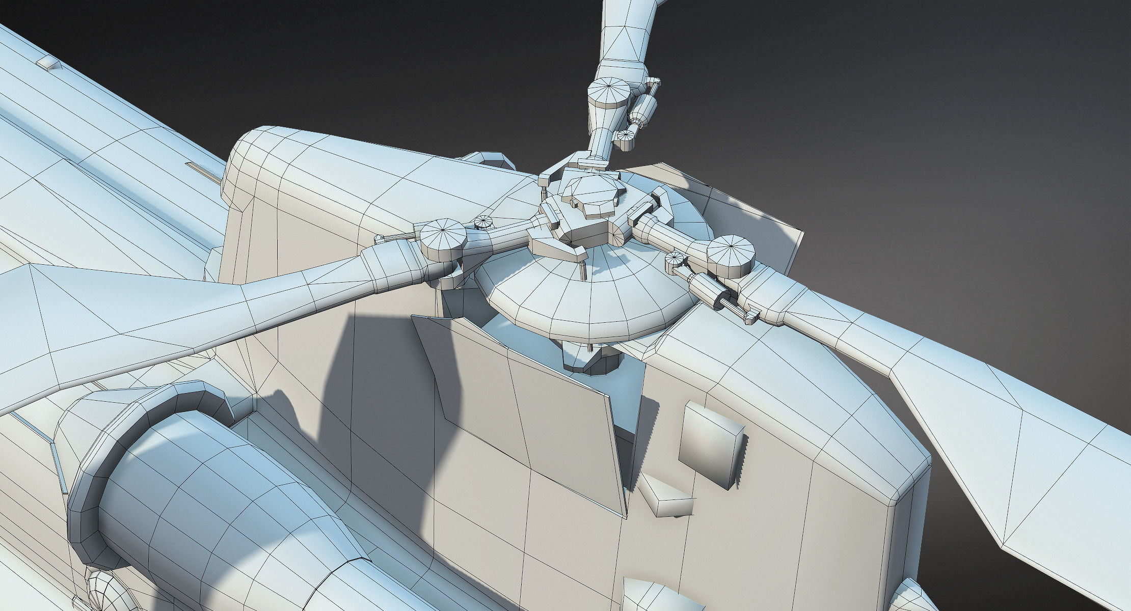 3D model CH-47 Chinook Wrecked VR / AR / low-poly | CGTrader