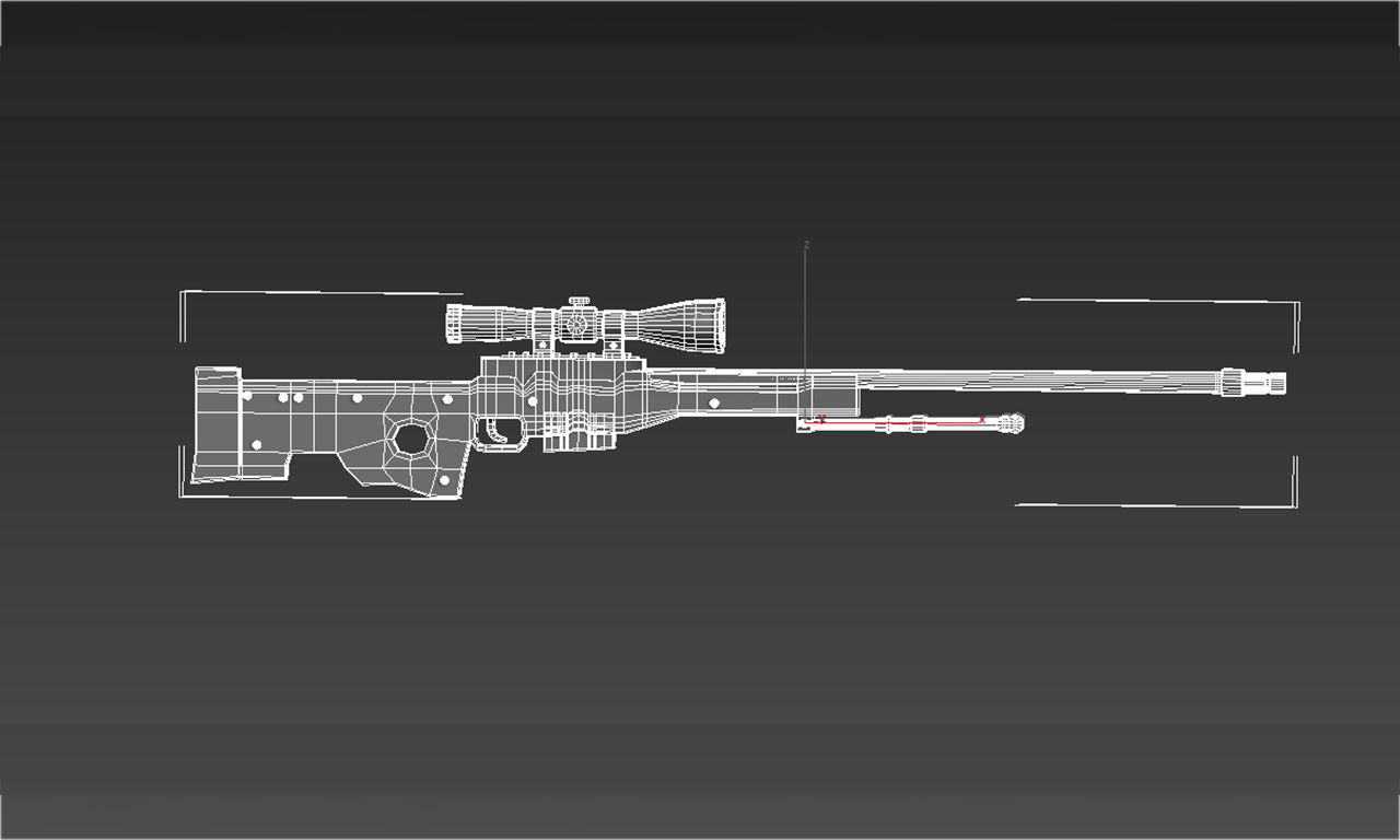 3D model AWP Sniper Rifle Low Poly 3d Model VR / AR / low-poly | CGTrader