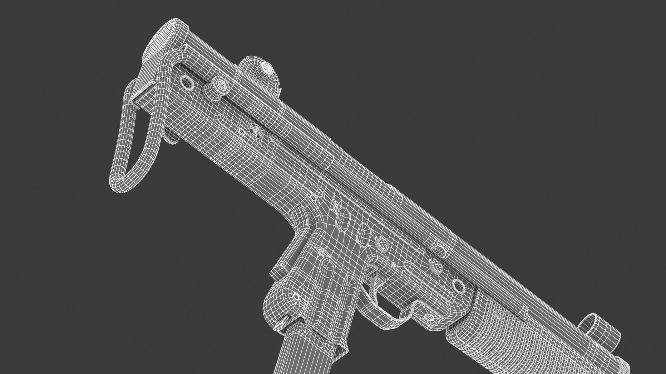 FMK-3 submachine gun 3D model | CGTrader