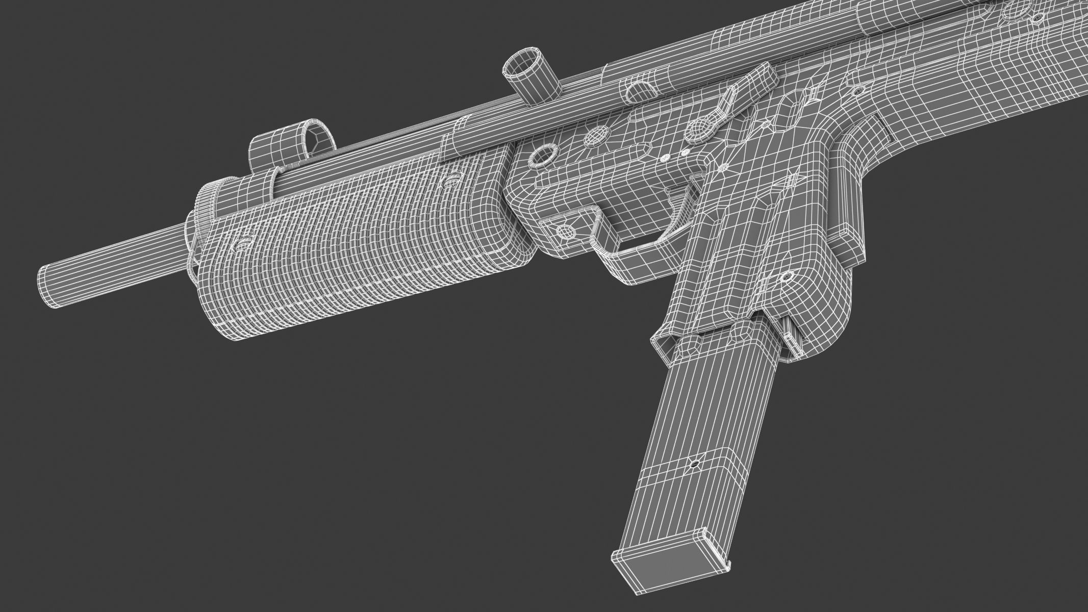 FMK-3 submachine gun 3D model | CGTrader