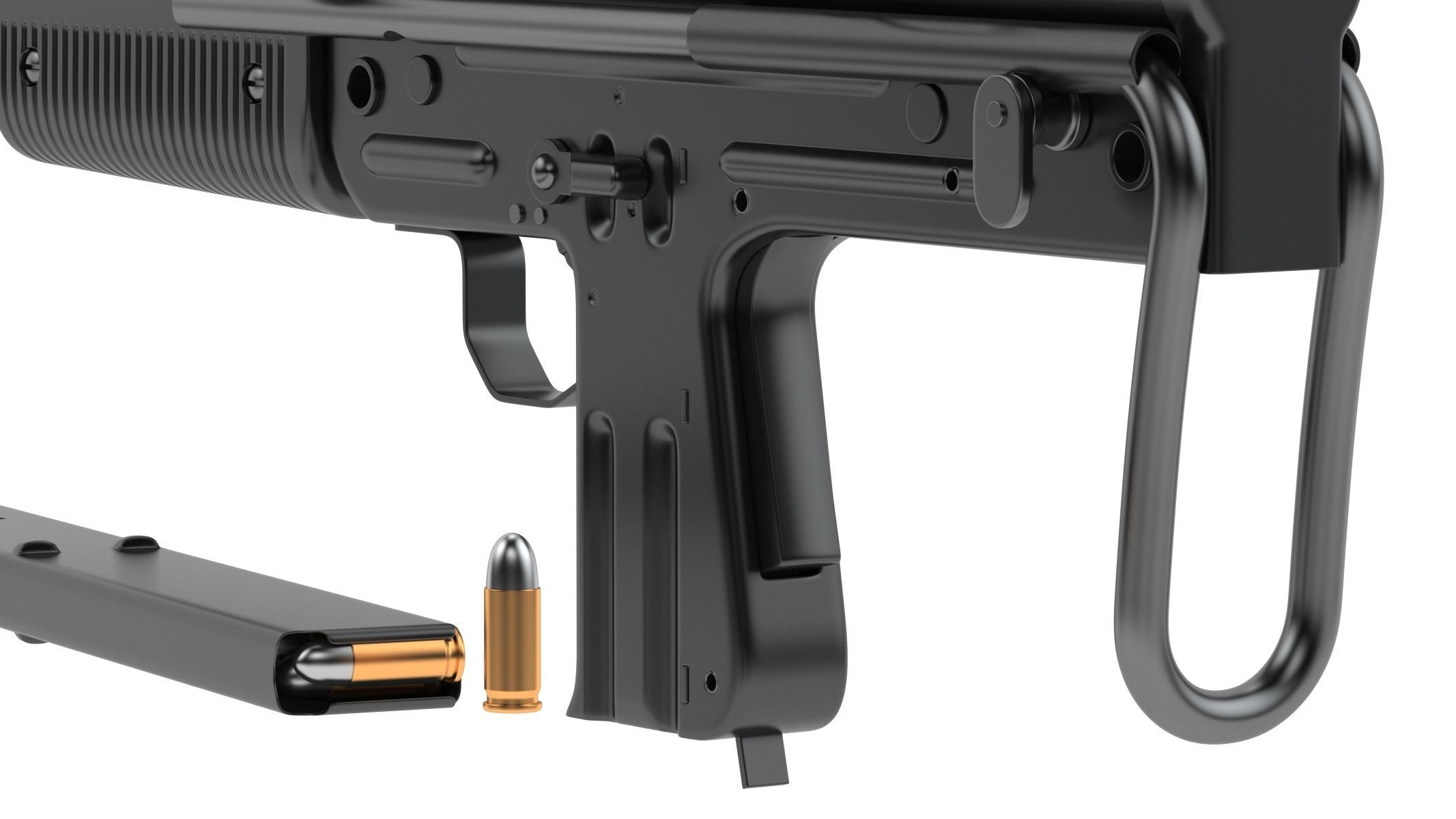 FMK-3 submachine gun 3D model | CGTrader