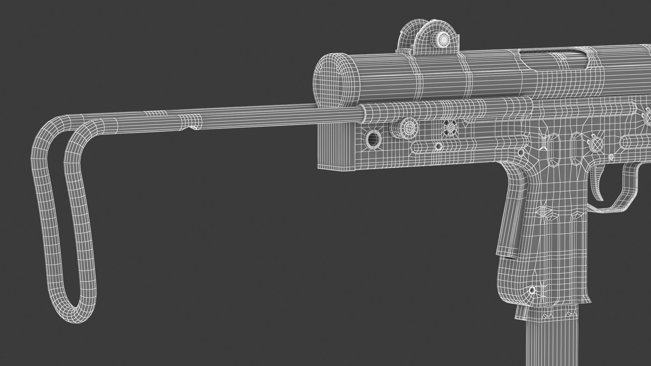 FMK-3 submachine gun 3D model | CGTrader