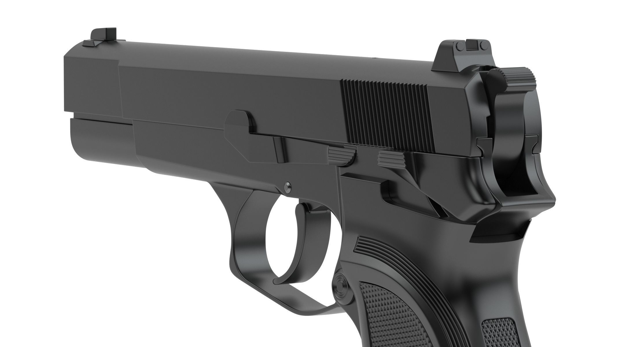FN HP-DA Pistol 3D model | CGTrader