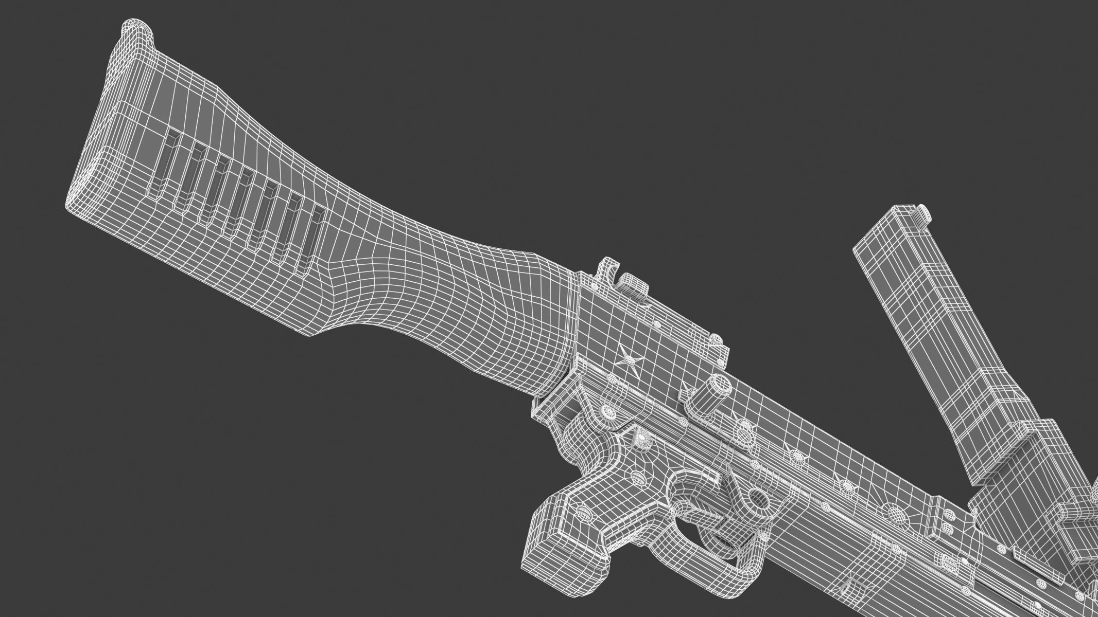 FN MAG Machine Gun 3D model | CGTrader