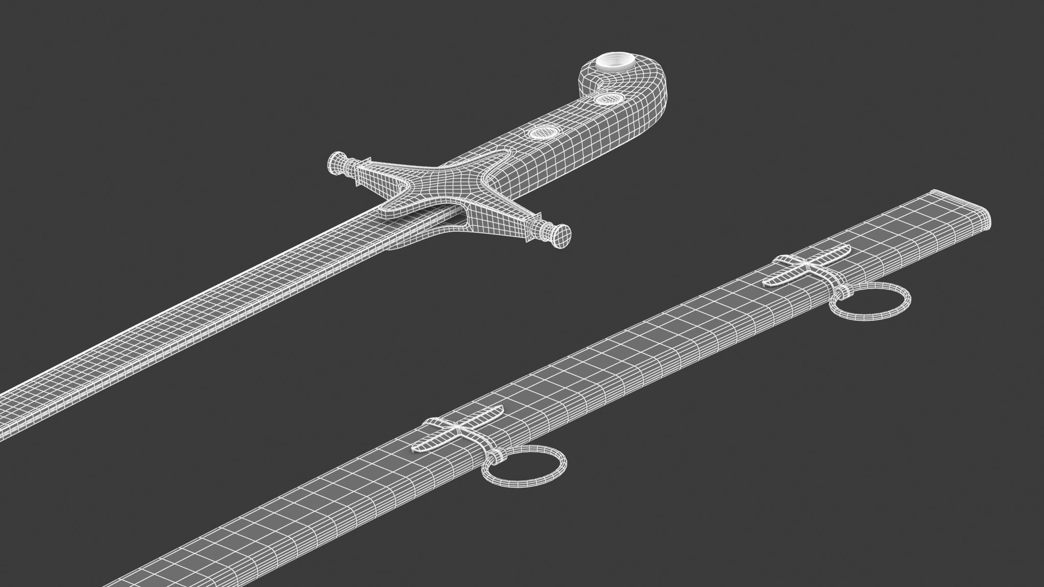 3D model Scimitar japanese samurai sword VR / AR / low-poly | CGTrader