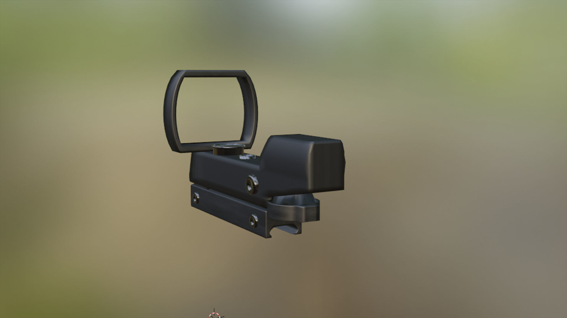 3D model Red Dot Sight VR / AR / low-poly | CGTrader