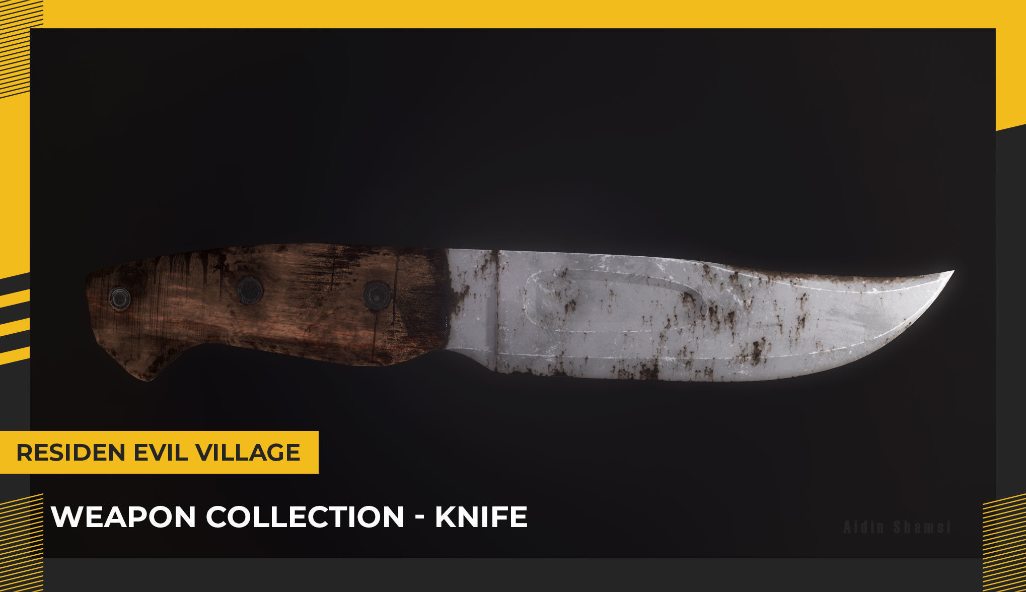 Resident Evil Knife Weapon 3D model | CGTrader