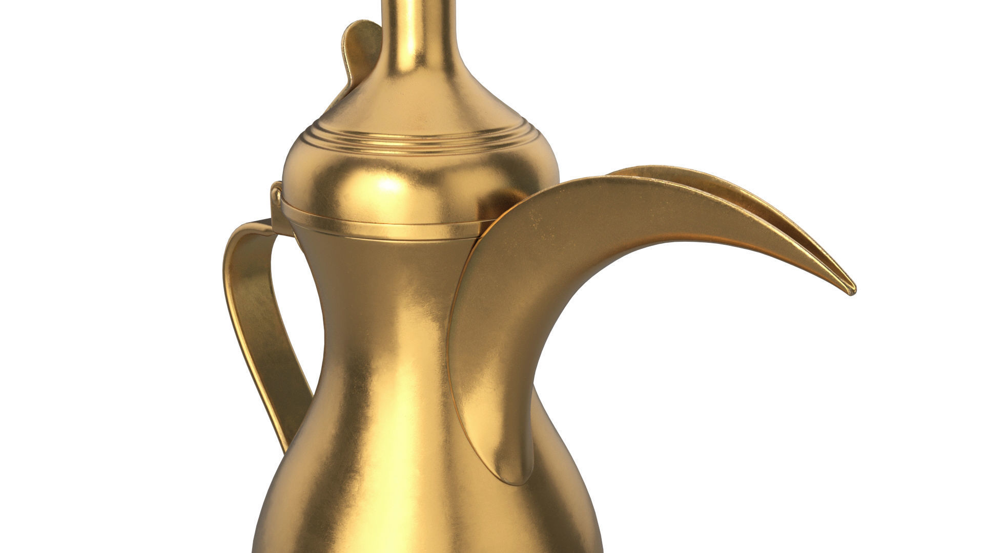 Arabic coffee pot Dallah 3D model | CGTrader