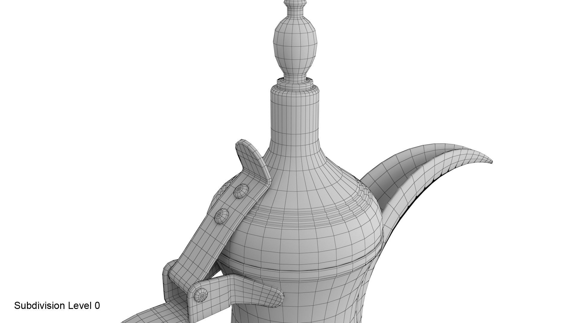 Arabic coffee pot Dallah 3D model | CGTrader