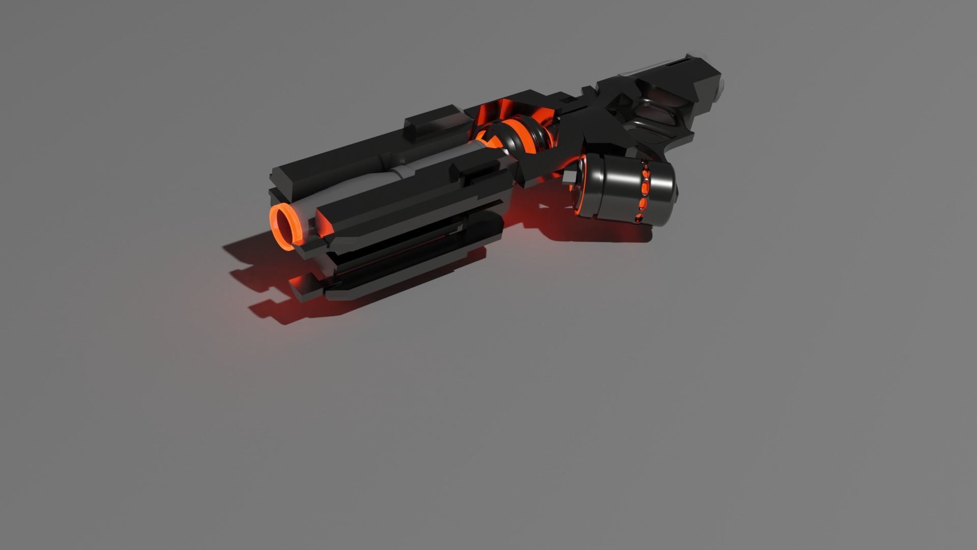 futuristic Gun free 3D model | CGTrader