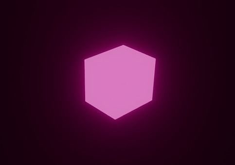 GLOWING CUBE free 3D model | CGTrader
