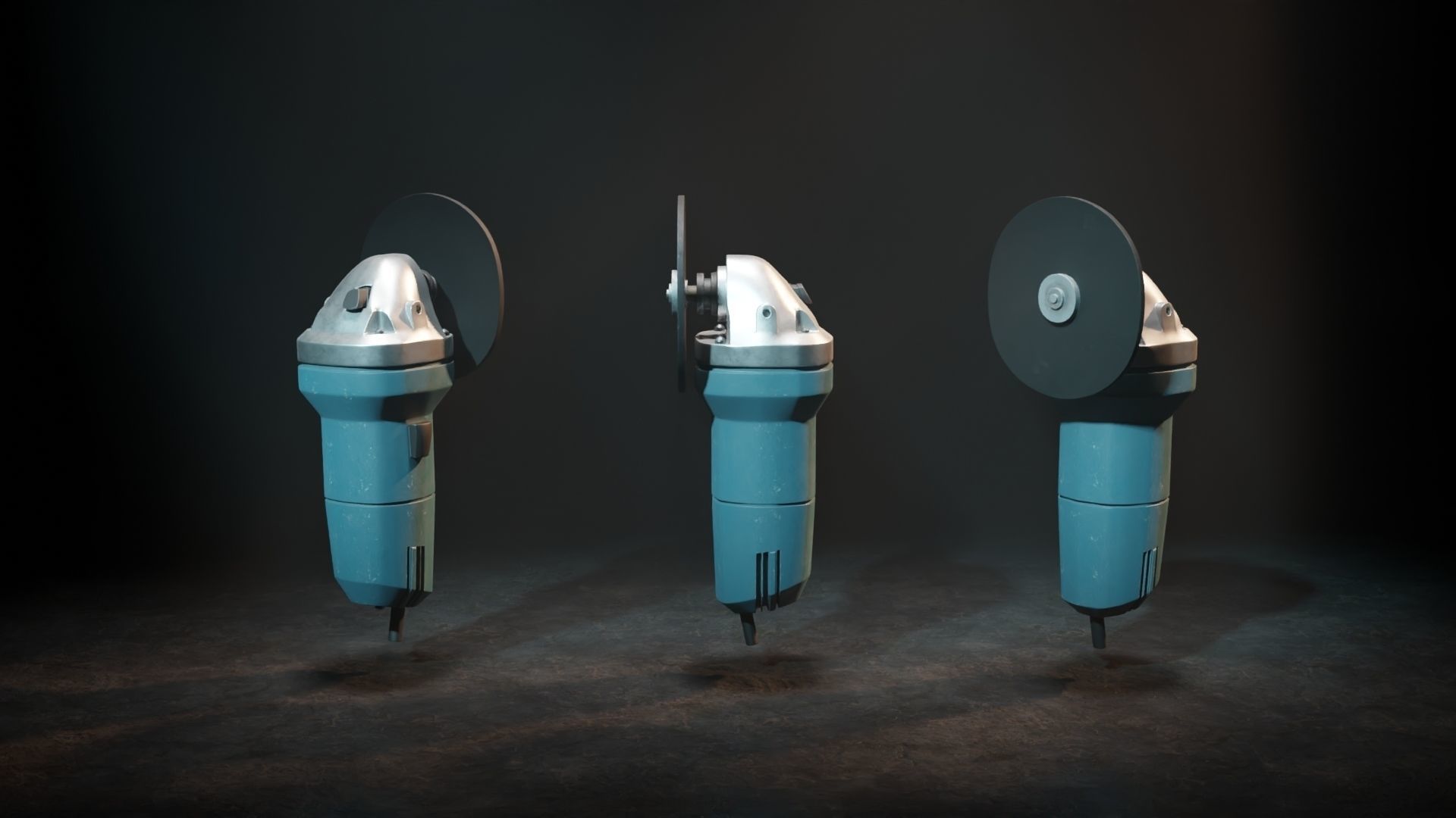 grinding machine01 3D model | CGTrader