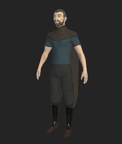 3D model Human traveler VR / AR / low-poly | CGTrader