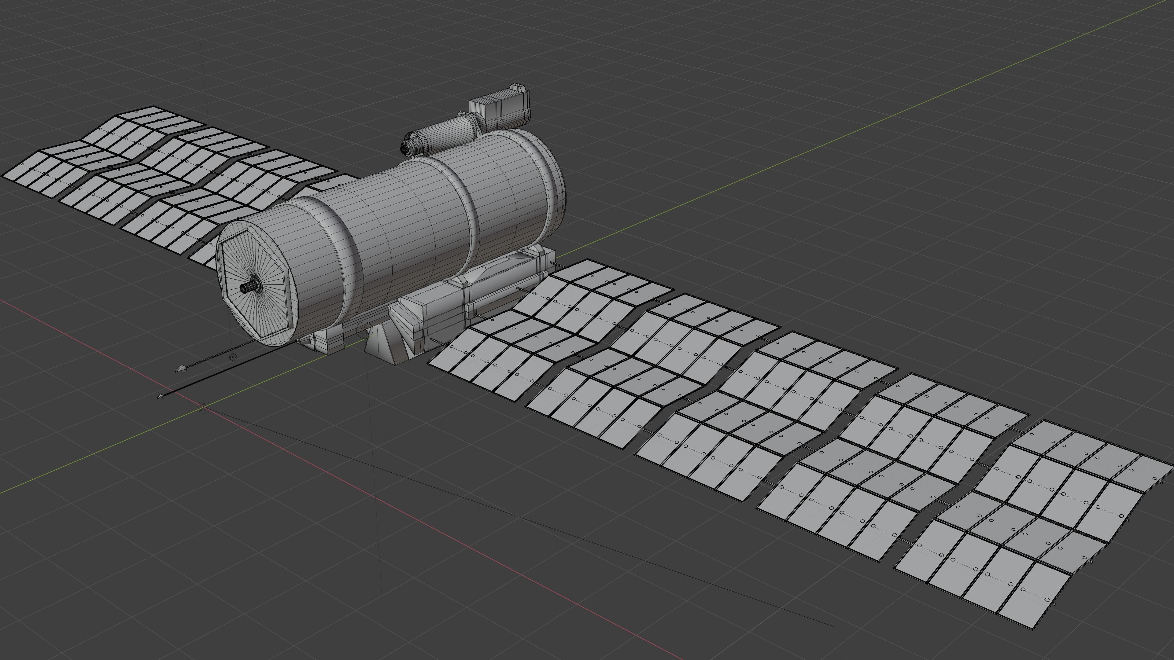 3D model Space laser satellite defence system VR / AR / low-poly | CGTrader