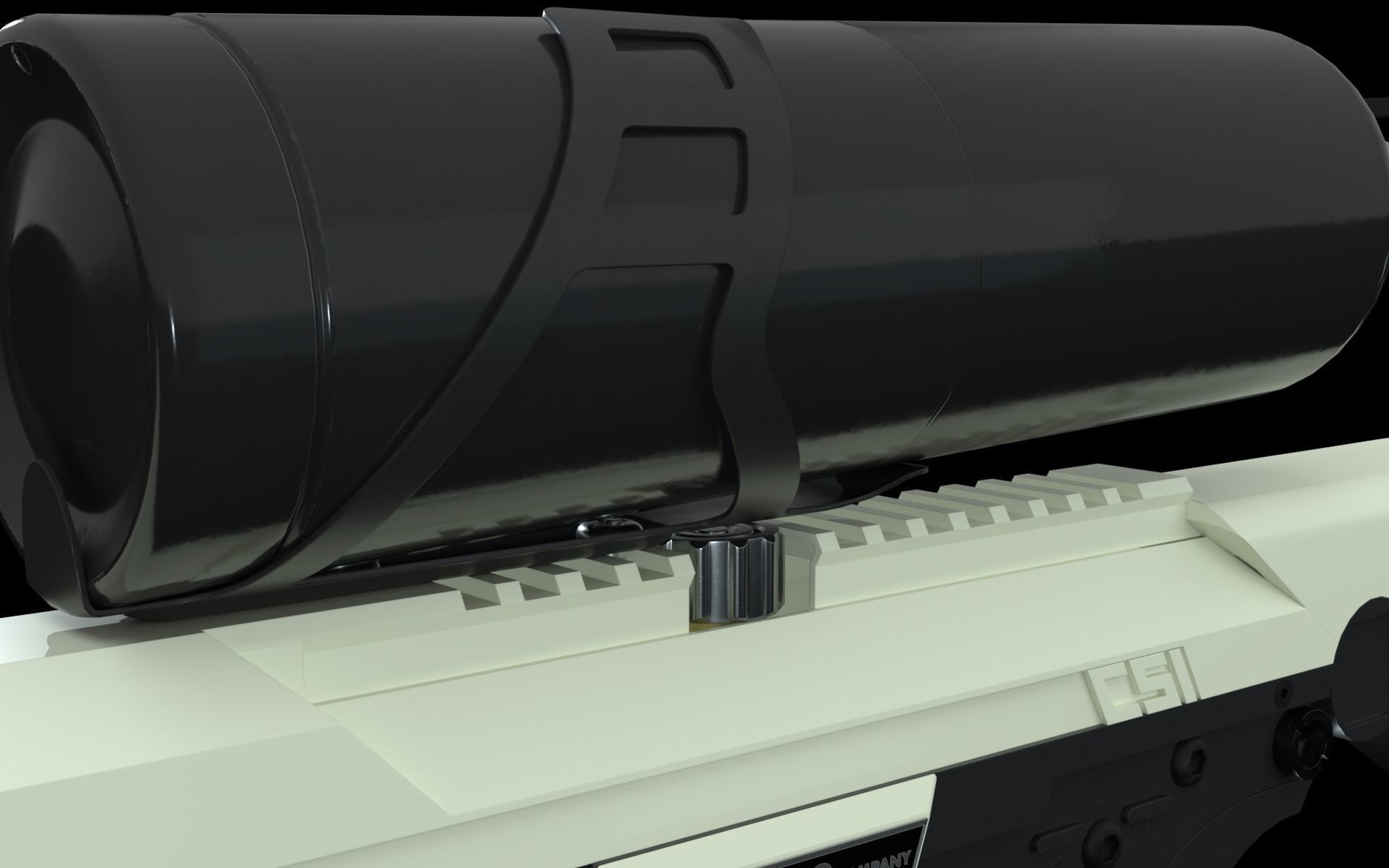 3D model The Boring Company Not a Flamethrower Gun VR / AR / low-poly ...