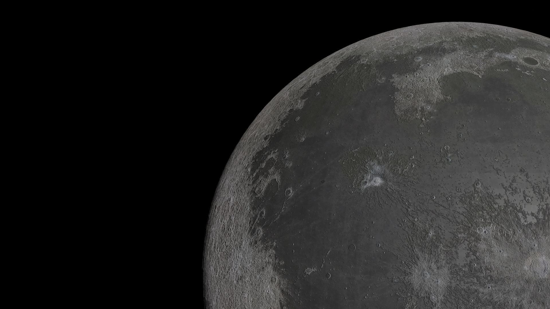 Photorealistic Moon 8k and 2k textures 3D model | CGTrader