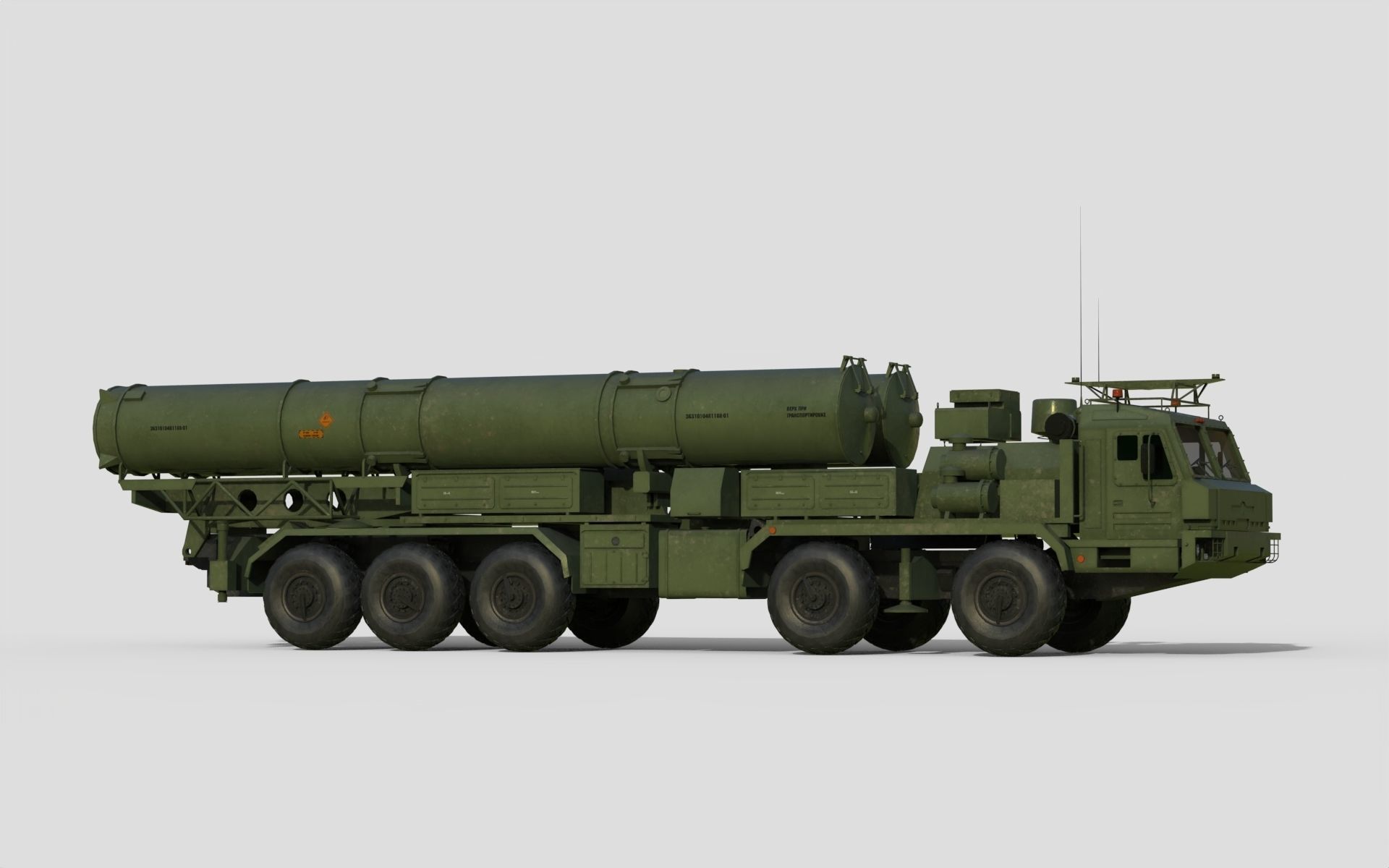 S-500 Prometheus missile system 3D model | CGTrader