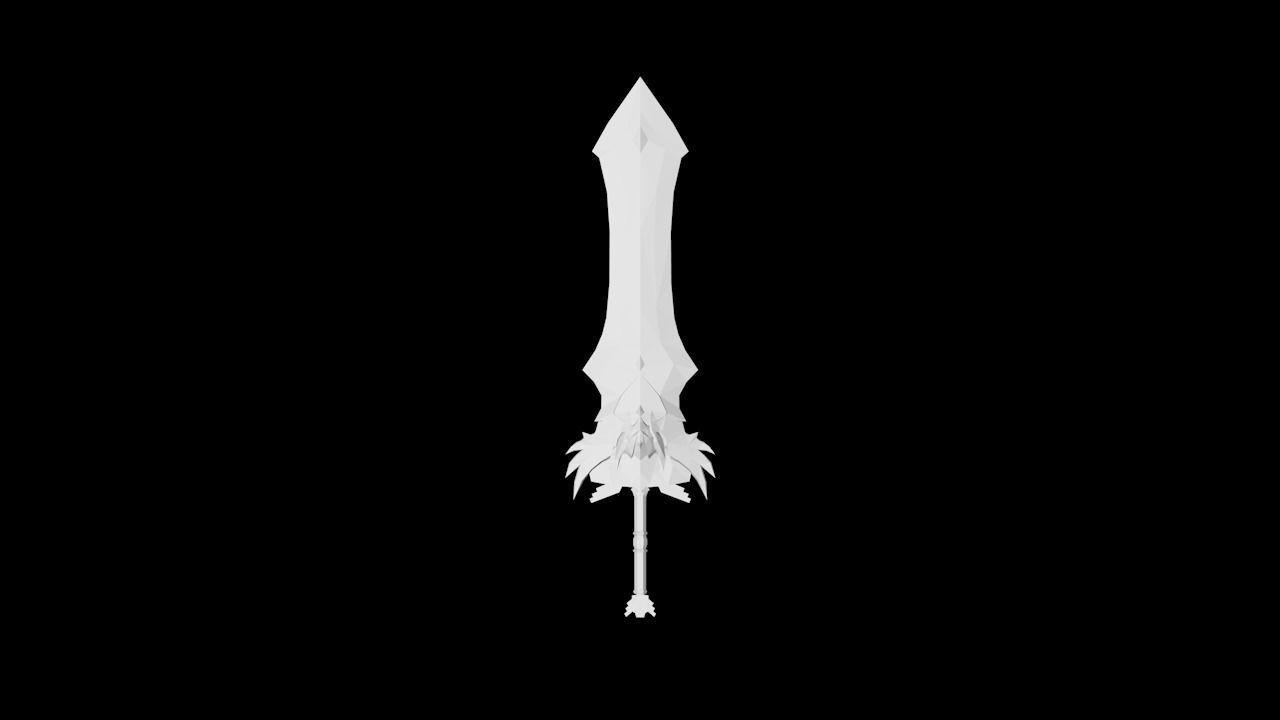 3D model King Greatsword VR / AR / low-poly | CGTrader