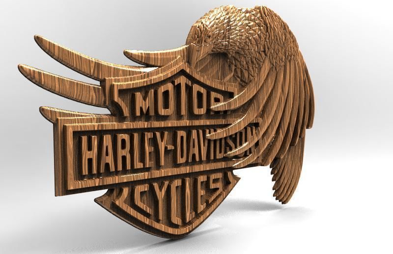 Harley davidson CNC 6 3D model 3D printable | CGTrader