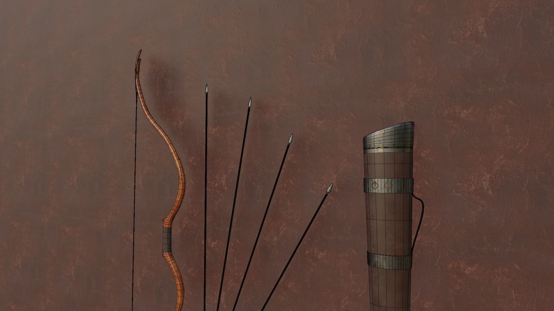 Bow asset free VR / AR / low-poly 3D model | CGTrader