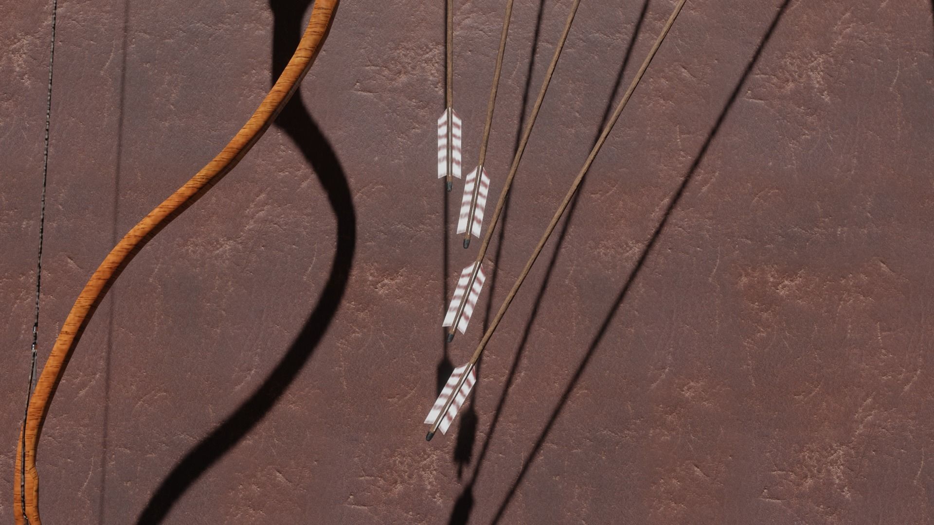 Bow asset free VR / AR / low-poly 3D model | CGTrader