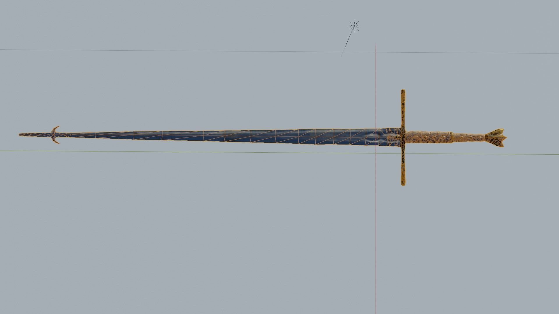 martlet iron bastard sword PBR low-poly free VR / AR / low-poly 3D model | CGTrader