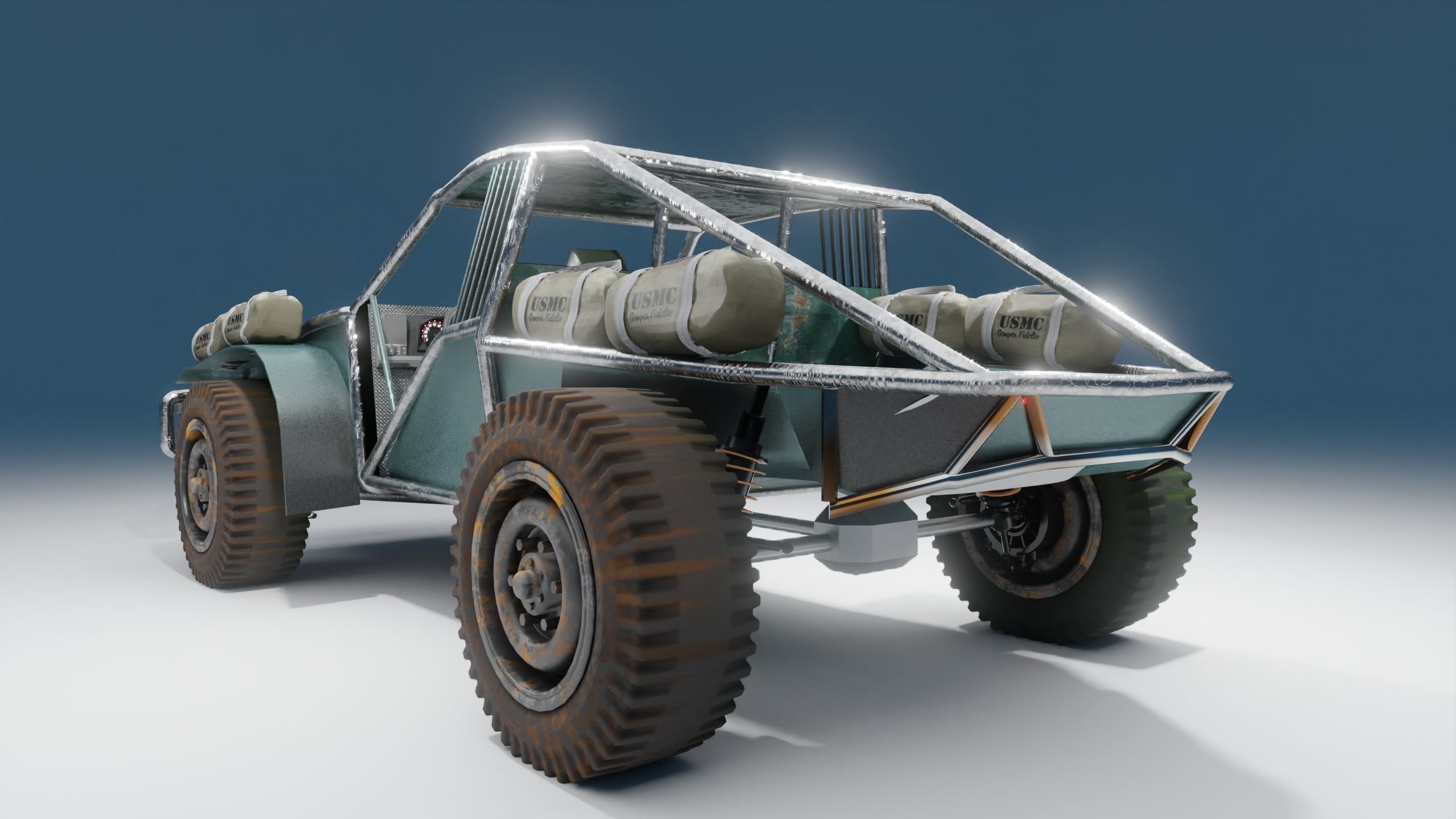 Apocalypse Buggy 3D model | CGTrader
